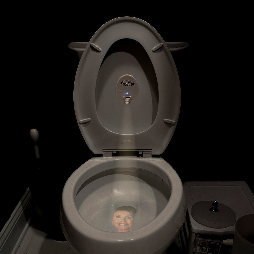 Pee-litical Targets Toilet Light Motion Activated Projects - Etsy