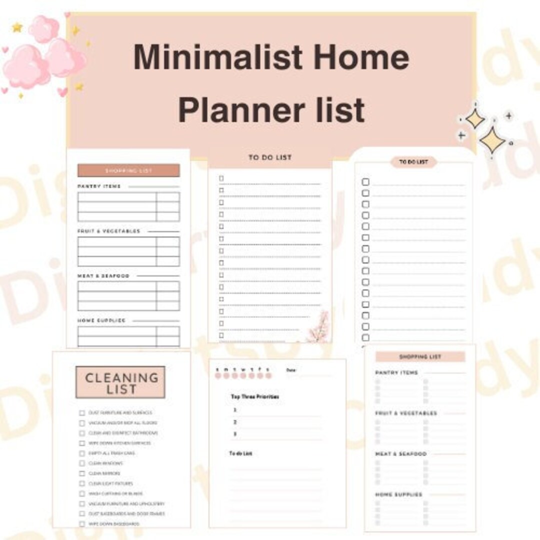 Printable and Downloadable Home Planner: Organize Every Corner ...
