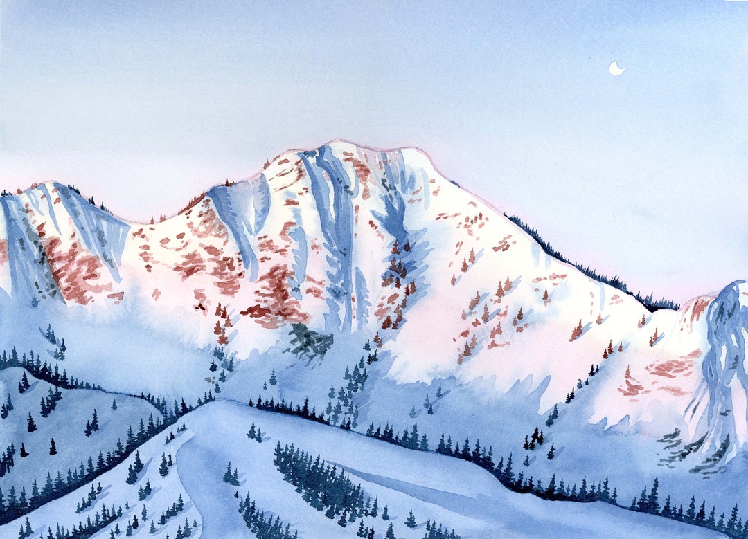 Fantasy Ridge—giclée Print - Etsy