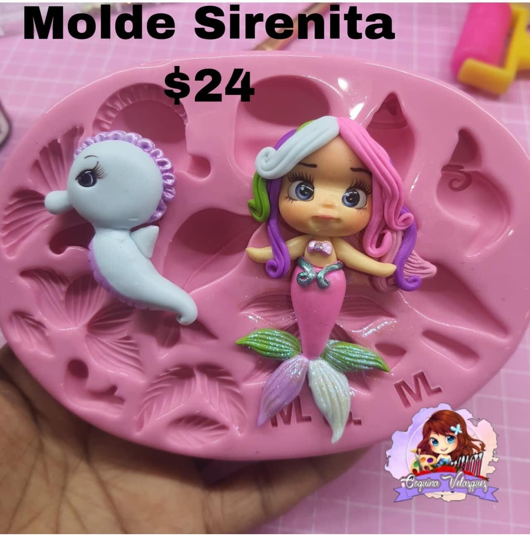 Silicone Mold Mermaid Mari Garcia Collection - Etsy