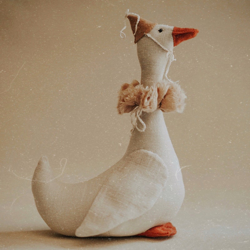 Linen Stuffed Animal - Etsy