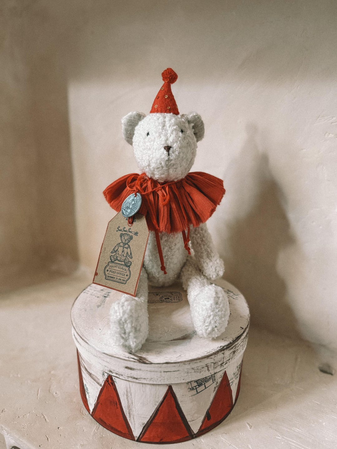 Boucle Teddy Bear, Handmade Stuffed Animal Toy (30cm) - Etsy