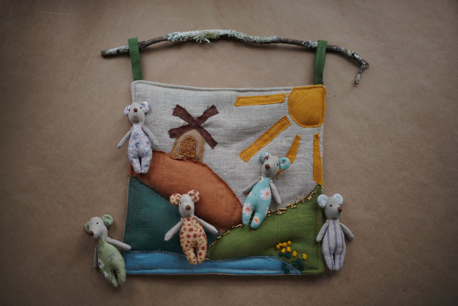 Tiny Linen Mouse – A Pocket-sized Lucky Friend - Etsy