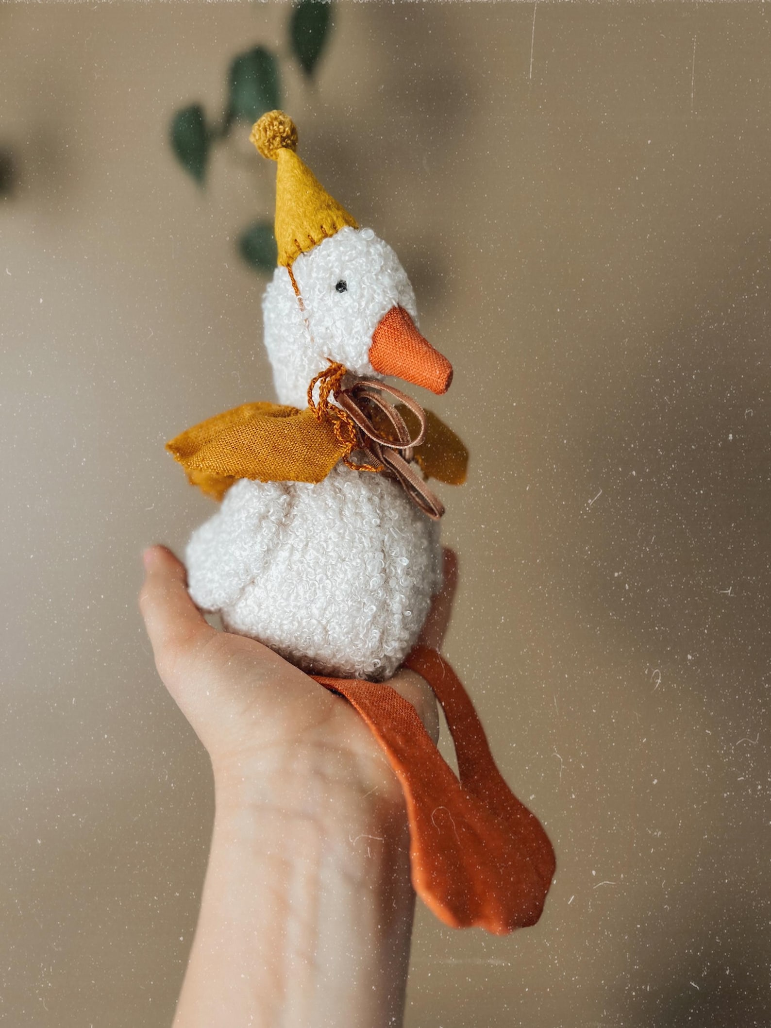 Fluffy Goose Plush Toy, Baby's First Stuffed Animal - Etsy