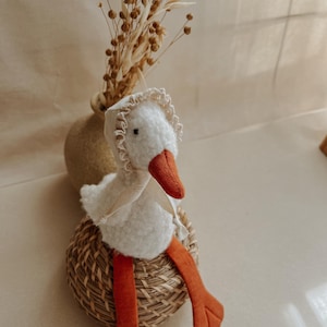 Birthday Goose Toy, Fluffy Baby Goose Toy, Stuffed Goose Kids Toy ...