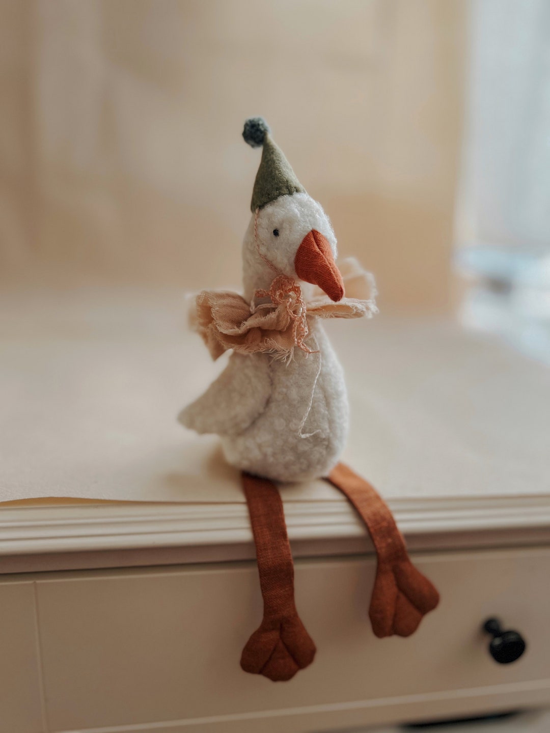 Goose Toy, Fluffy Baby Goose Toy, Stuffed Goose Kids Toy, Silly Goose ...
