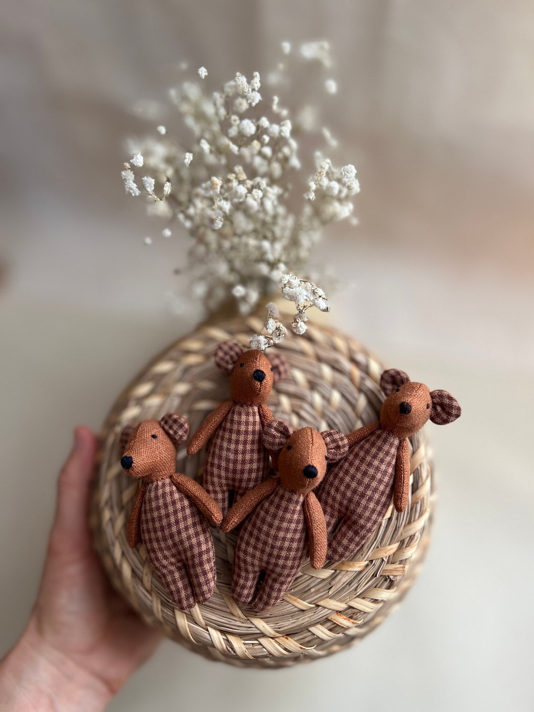 Little Linen Mouse, Linen Baby Mouse, Linen Toys, Mini Linen Toys, Mini ...