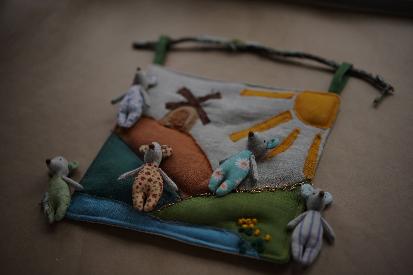 Tiny Linen Mouse – A Pocket-sized Lucky Friend - Etsy