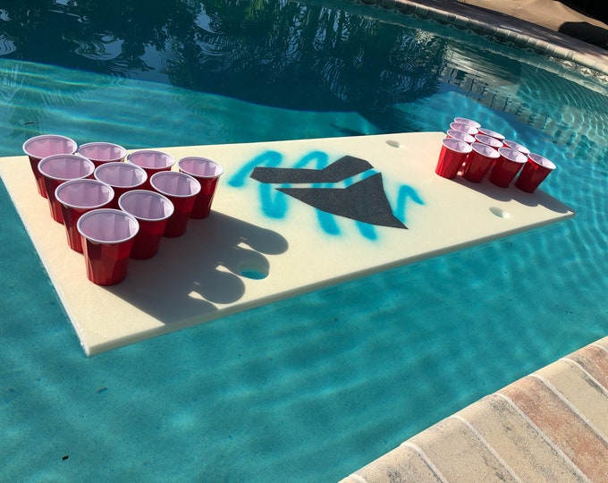 Floating Beer Pong Table for Pools, Beach and Hot Tub - Etsy