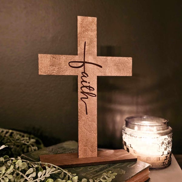 Wooden Cross Table Top - Etsy
