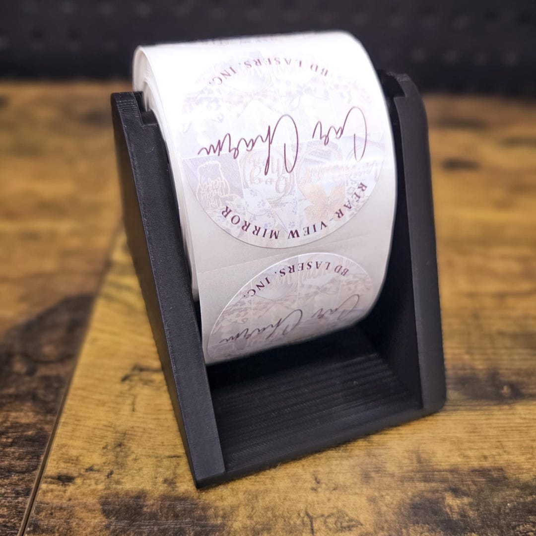 Label Roll Holder 2" Wide Easy Change Design - Etsy