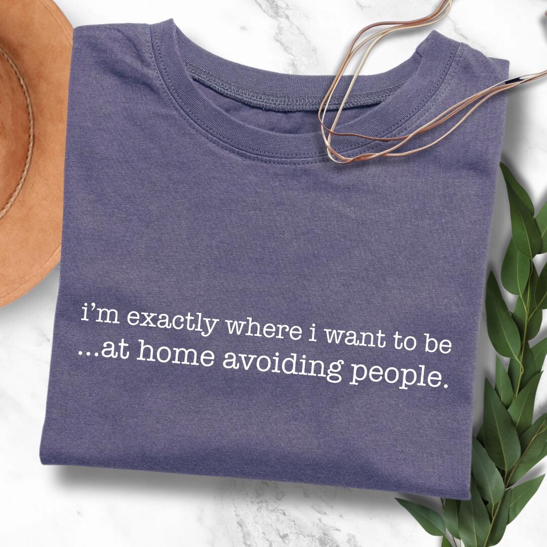 Funny 'avoiding People' PNG Design: Unisex Gag Gift (digital Download ...