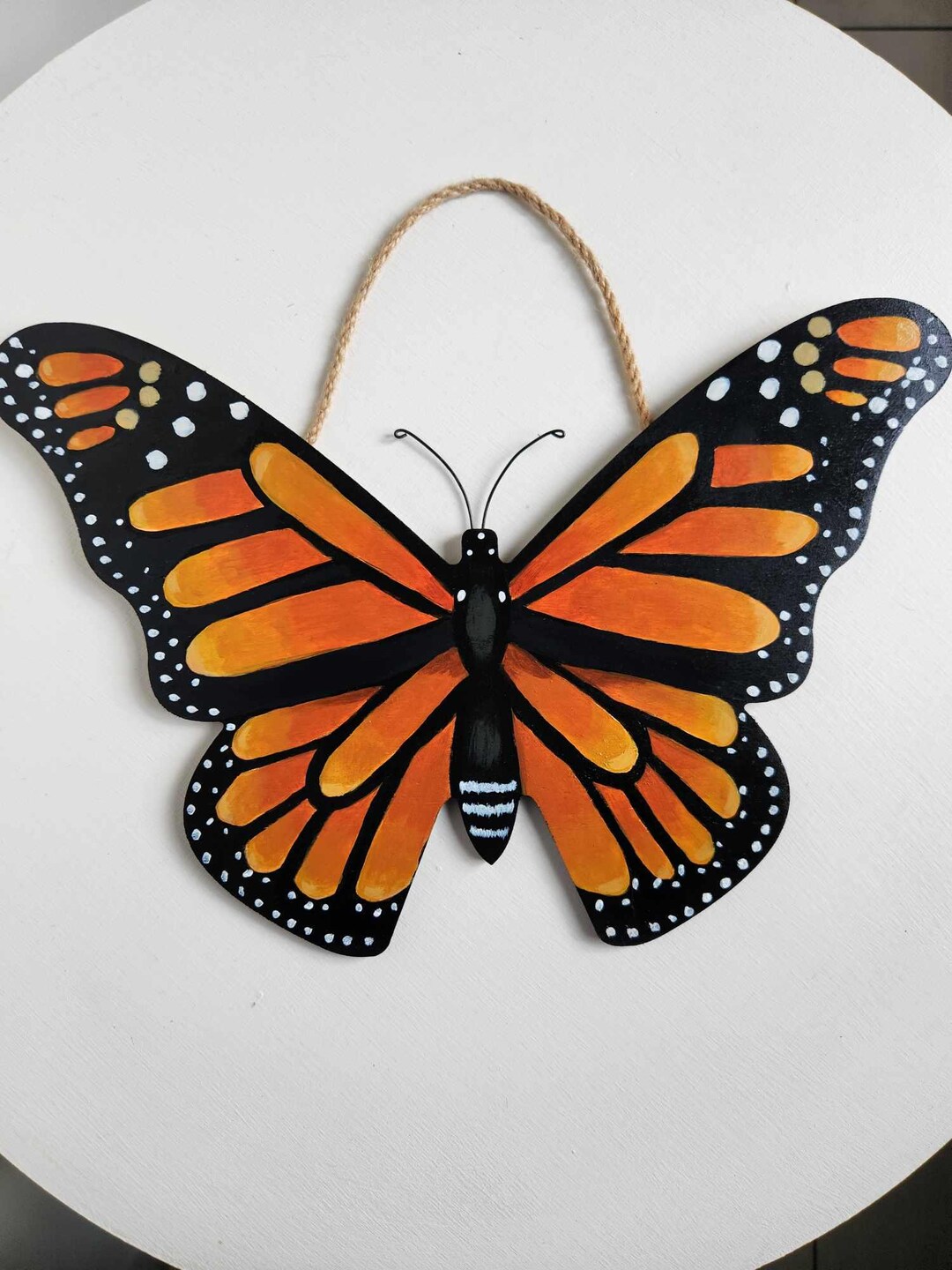Hanging Wooden Monarch Butterfly - Etsy