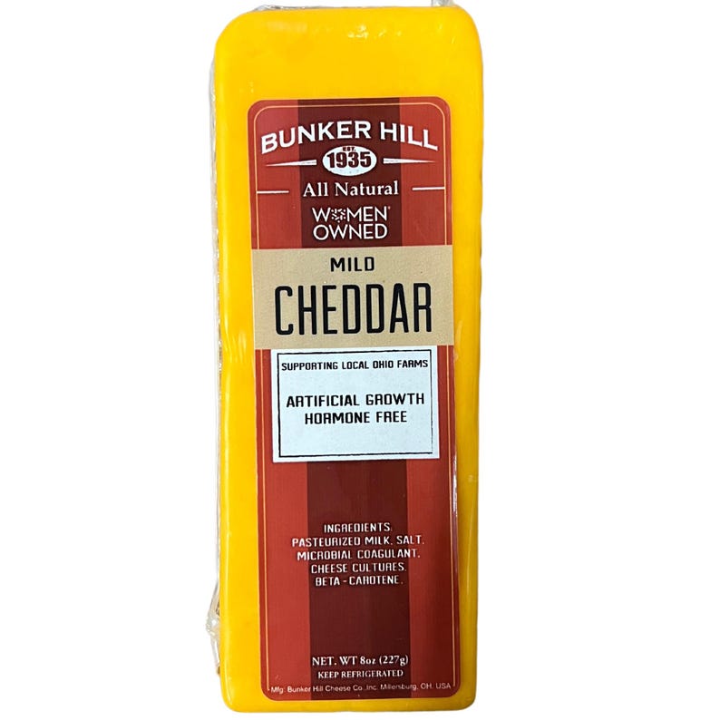 Mild Smoked Cheddar Cheese (8 Oz Bar) - Etsy