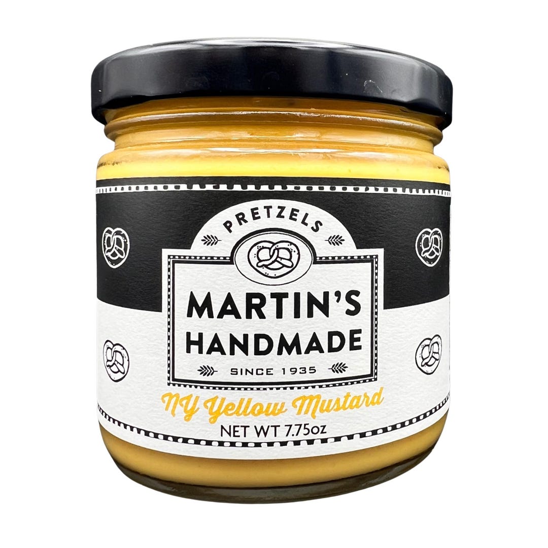 NY Yellow Mustard, Gourmet Condiment, Deli Mustard, Sandwich Spread ...