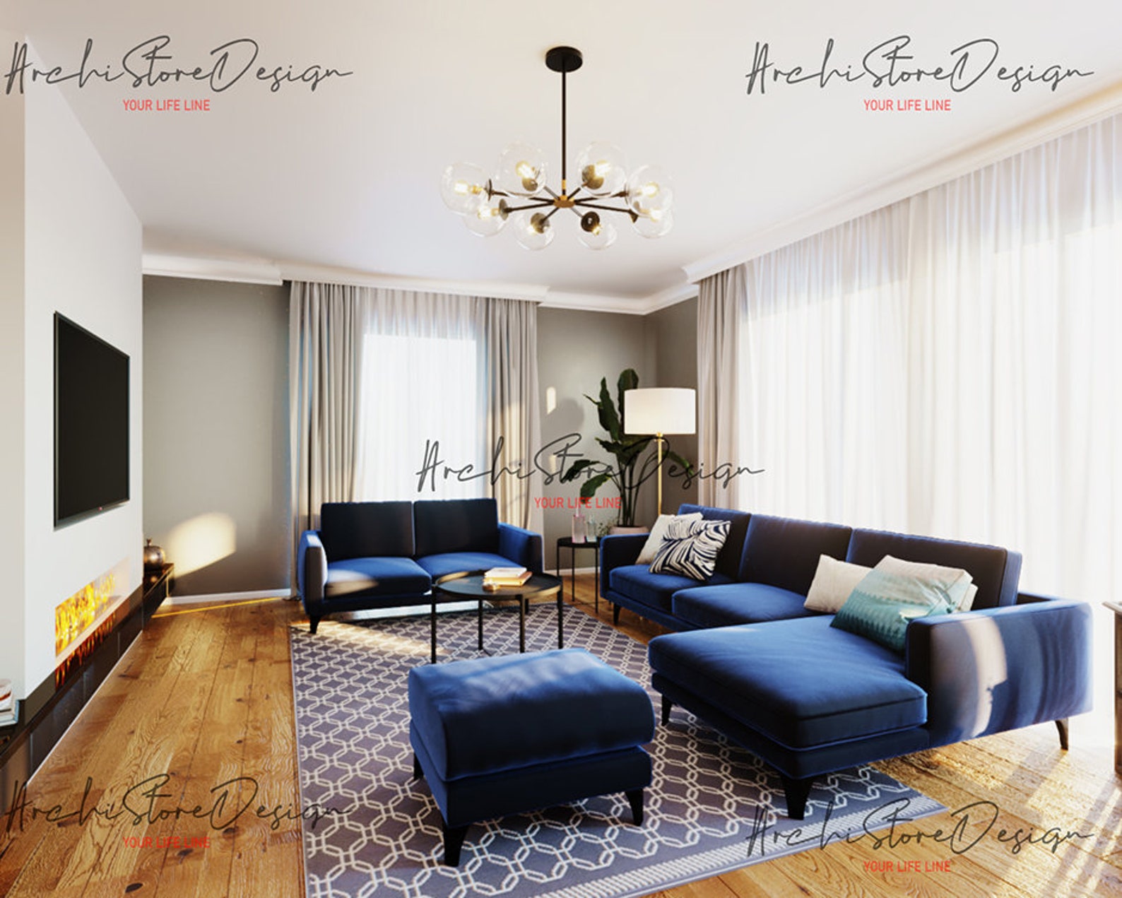 Modern House Plan | Spacious Small Family House Design | 3bedroom ...