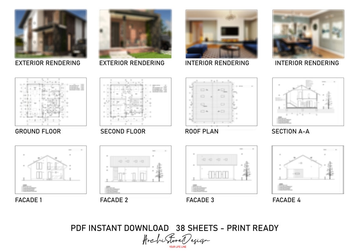 Modern House Plan | Spacious Small Family House Design | 3bedroom ...