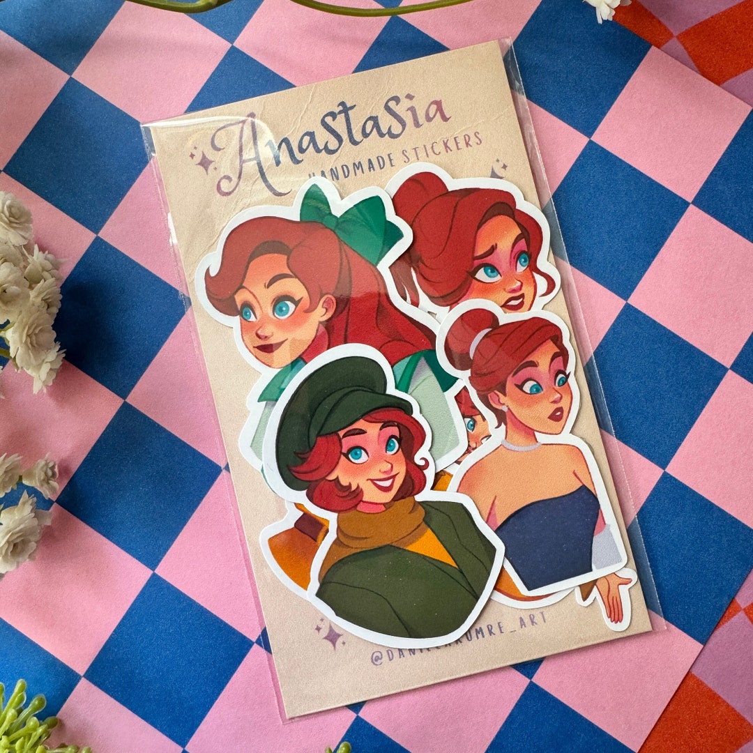 Anastasia Sticker Pack - | Matte Cute Sticker for Laptop, Journaling ...