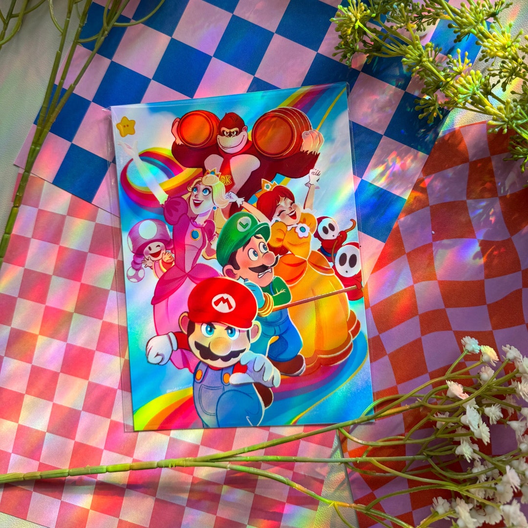 Mario Bros Art Print | High Quality Poster | Wall Decor | Mothers Day ...
