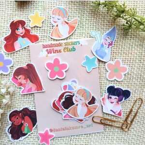 WINX CLUB Sticker Pack - Durable & Waterproof Stickers for Outdoor Use ...