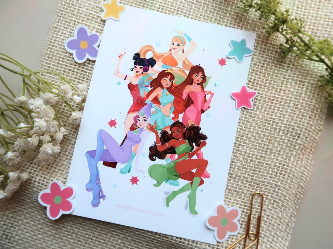 WINX CLUB Art Illustration High Quality Poster Print Photo Paper for ...