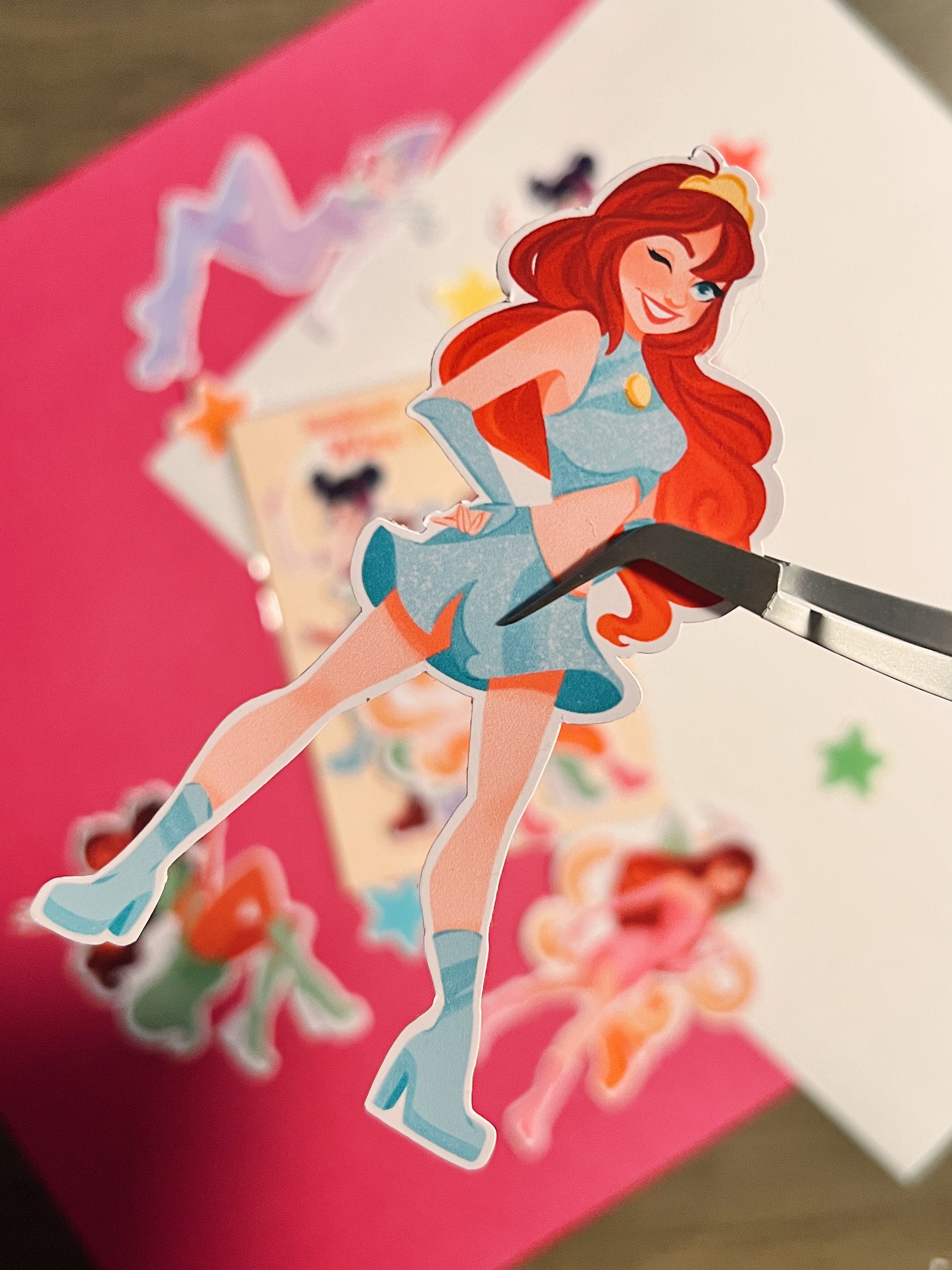 WINX CLUB Sticker Pack 2 Matte Cute Sticker for Laptop - Etsy