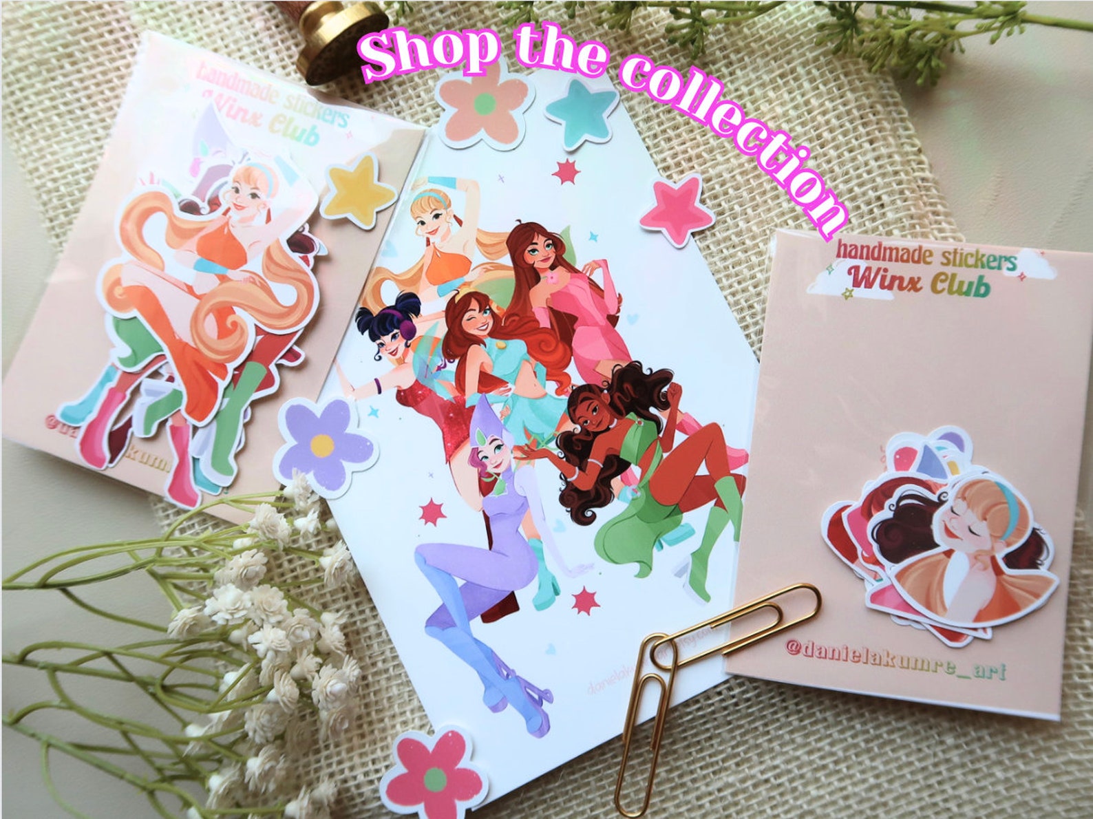 WINX CLUB Sticker Pack #2 - | Matte Cute Sticker for Laptop, Journaling ...
