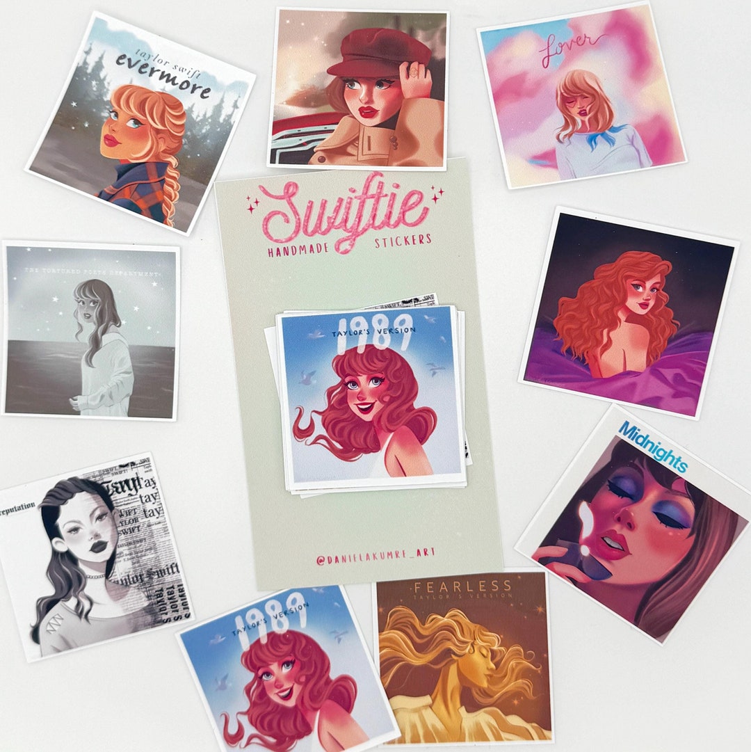 Taylor Swift Sticker Pack - Matte Cute Sticker for Laptop, Journaling ...
