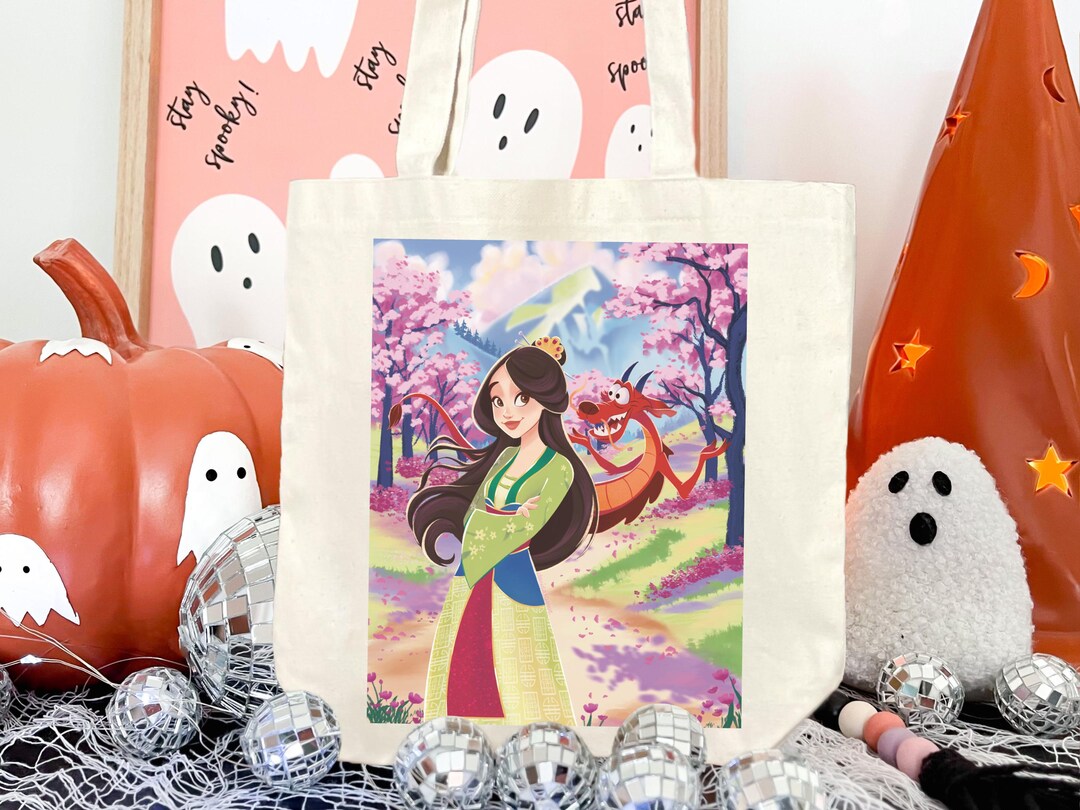 Mulan & Mushu Tote Bag |cotton Mulantote Bag | Perfect Gift for Disney ...