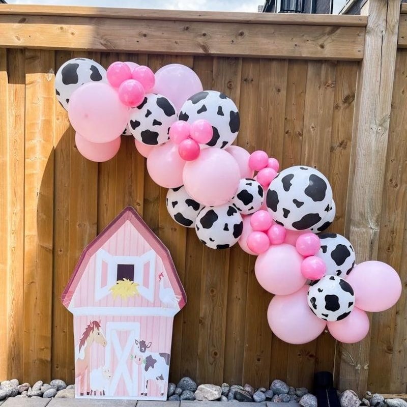 Cow Print Balloons - Etsy