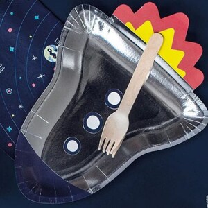 Space Party Plates Rocket Plates Space Party Tableware - Etsy