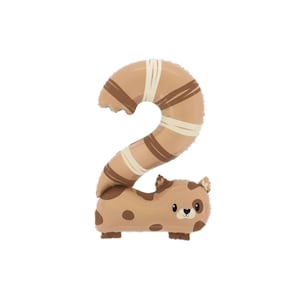 Jumbo Animal Number Foil Balloons Birthday Decorations Baby Shower ...