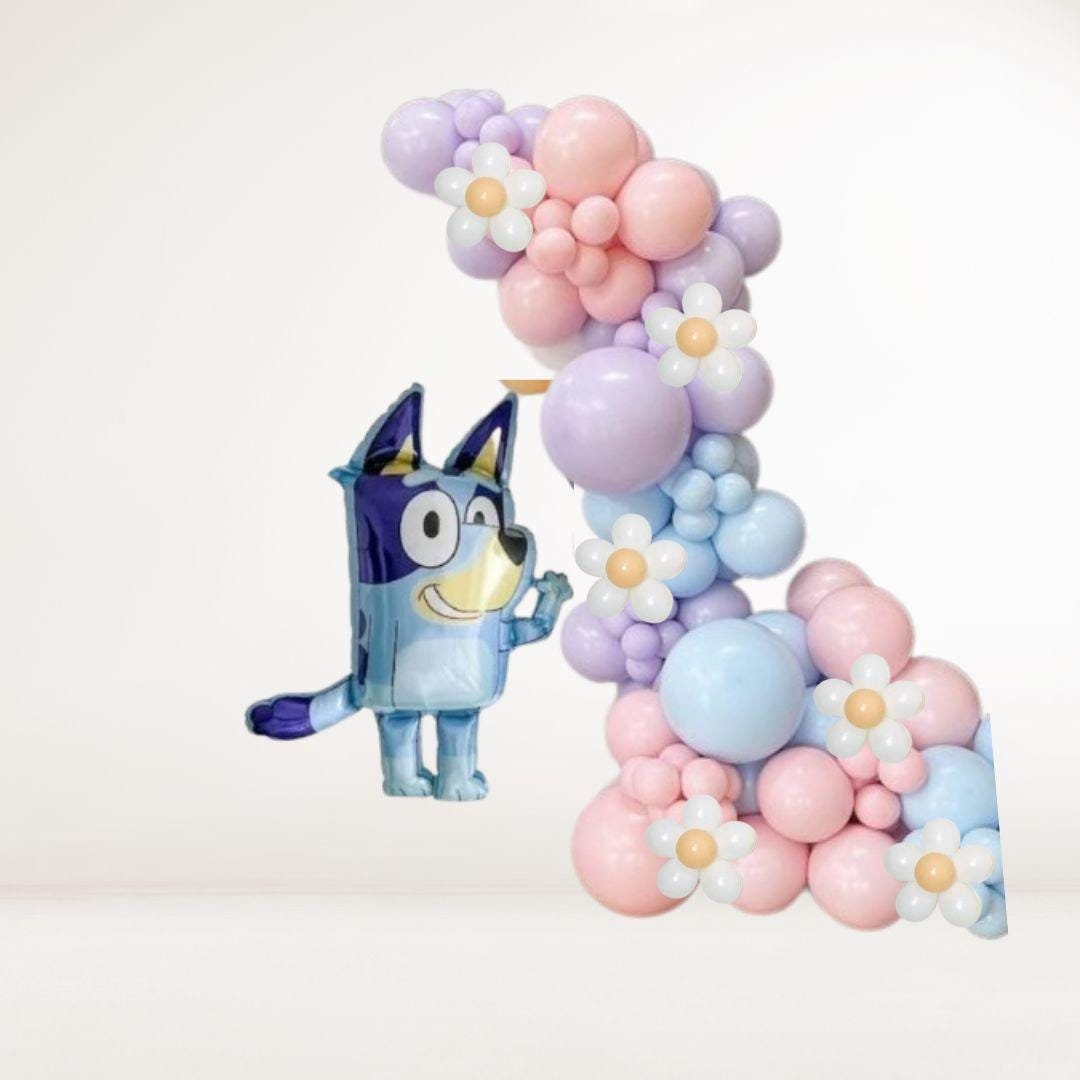 LICENSED Bluey Balloon Garland Kit | Daisy Balloon Garland | Pastel ...