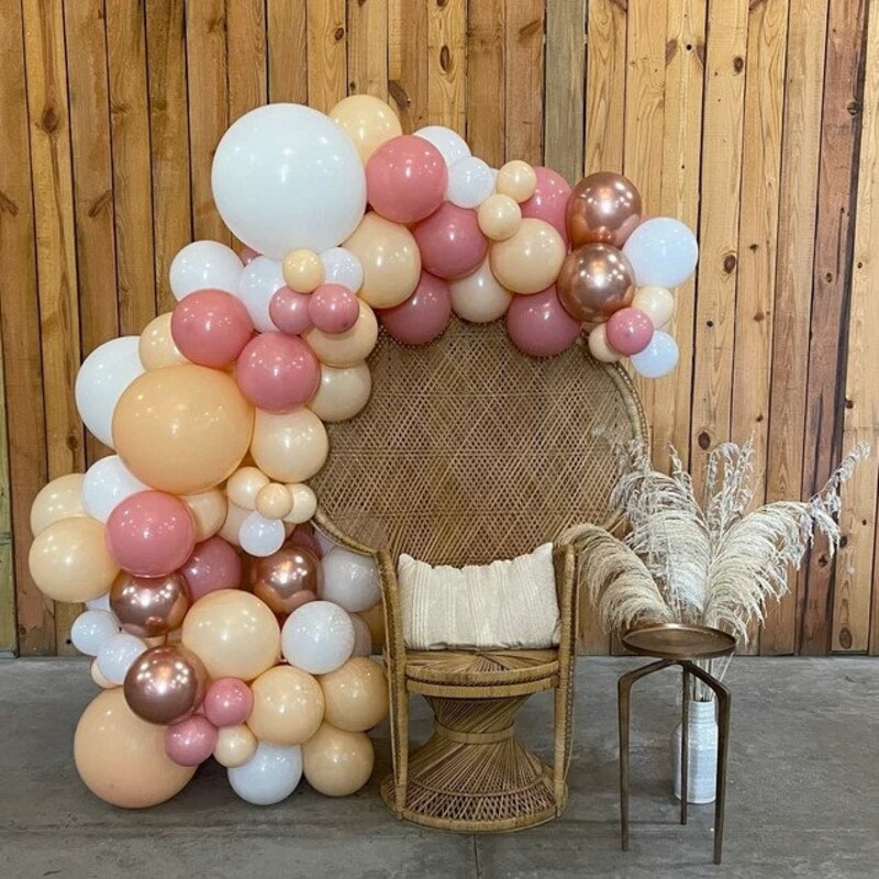 Blush Balloon Garland - Etsy