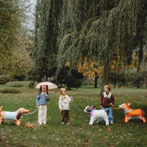 Pink Puppy Themed Balloon Arch Kit Dog Theme DIY Balloon Garland Dogs ...