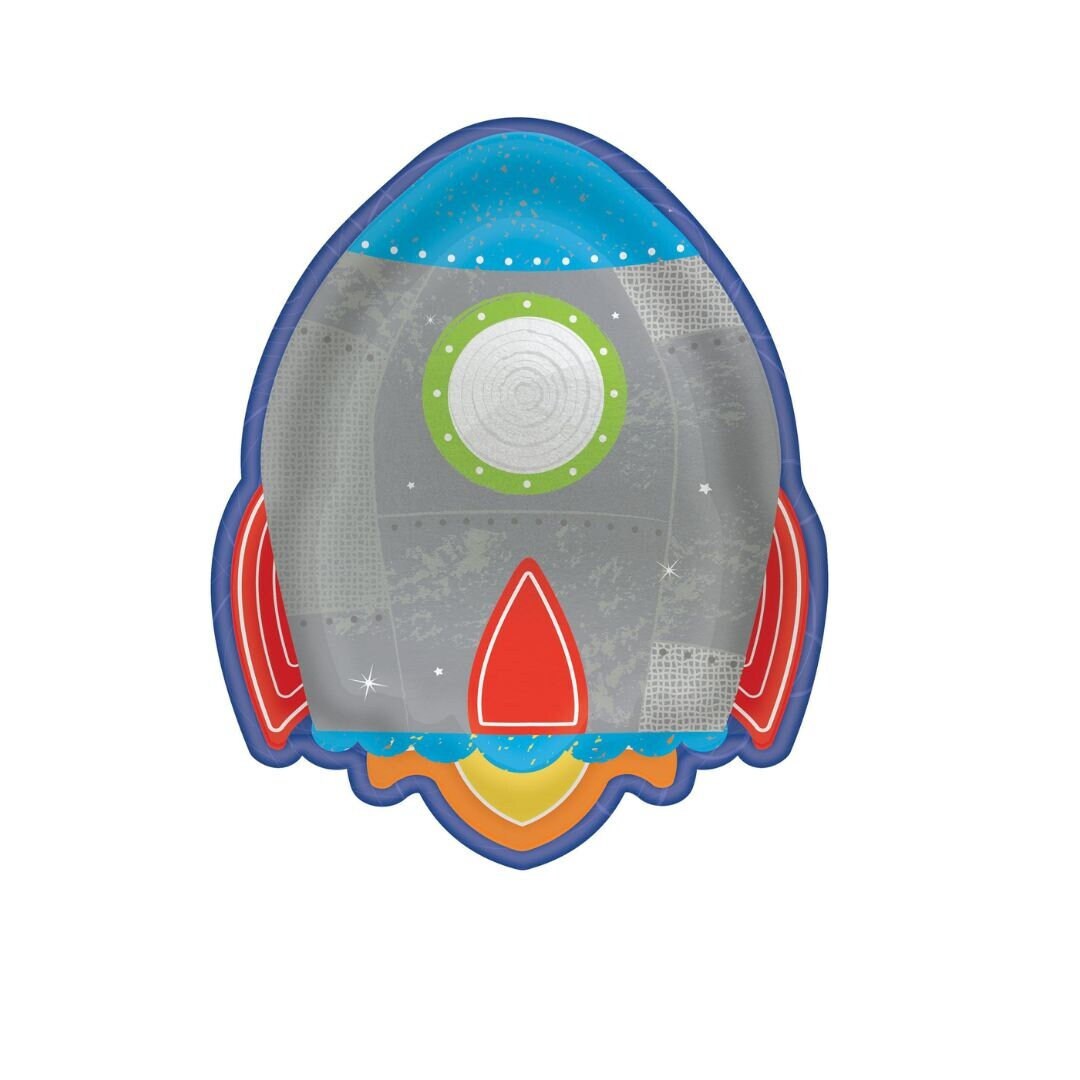 Space Party Plates | Rocket Plates | Space Party Tableware | Space ...
