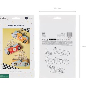 Vintage Race Car Snack Boxes | Race Car Treat Bags | Two Fast Party ...