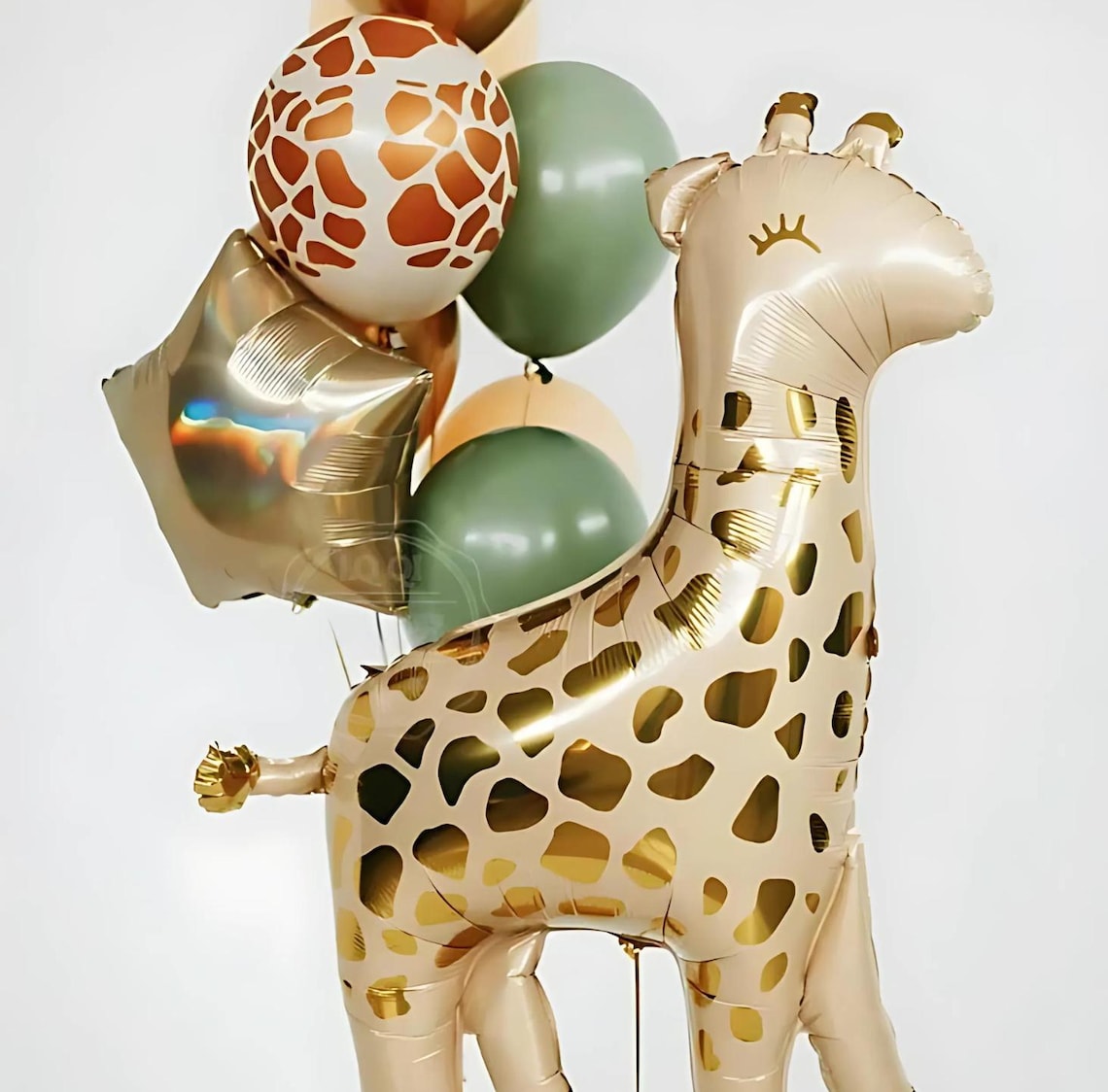 Wild One Safari Themed Balloon Bouquet | Two Wild Balloon Bouquet ...