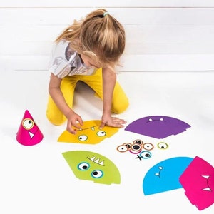 Monster Party Hats | Kids Birthday Party | DIY Monster Party Hat ...