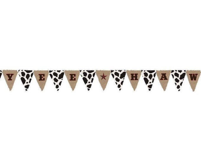 Little Cowgirl Banner, Yeehaw Banner, Yee Haw Banner, Cowgirl Birthday ...