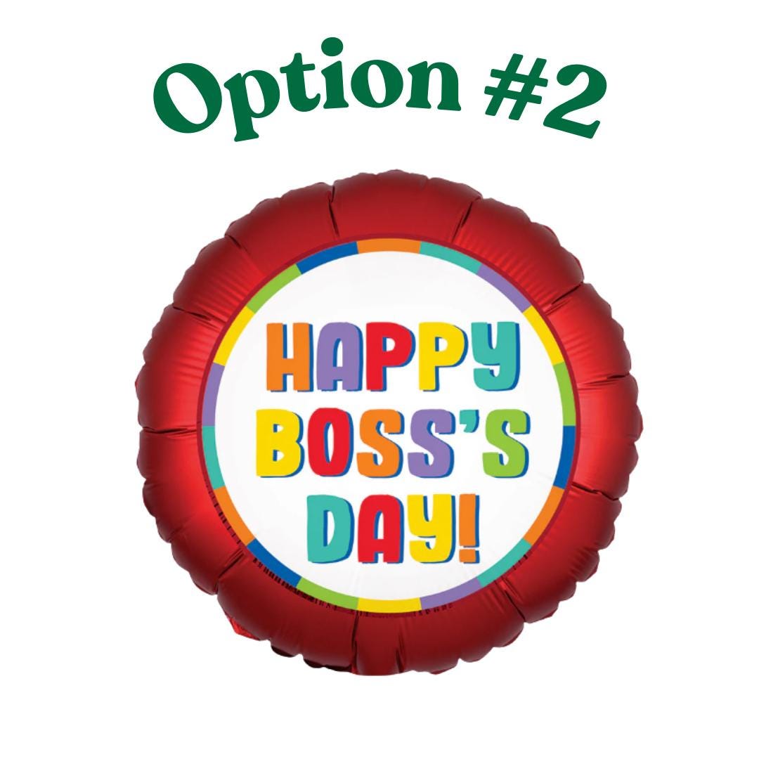 Happy Boss's Day Foil Balloons, Boss's Day Gift, Best Boss Appreciation ...