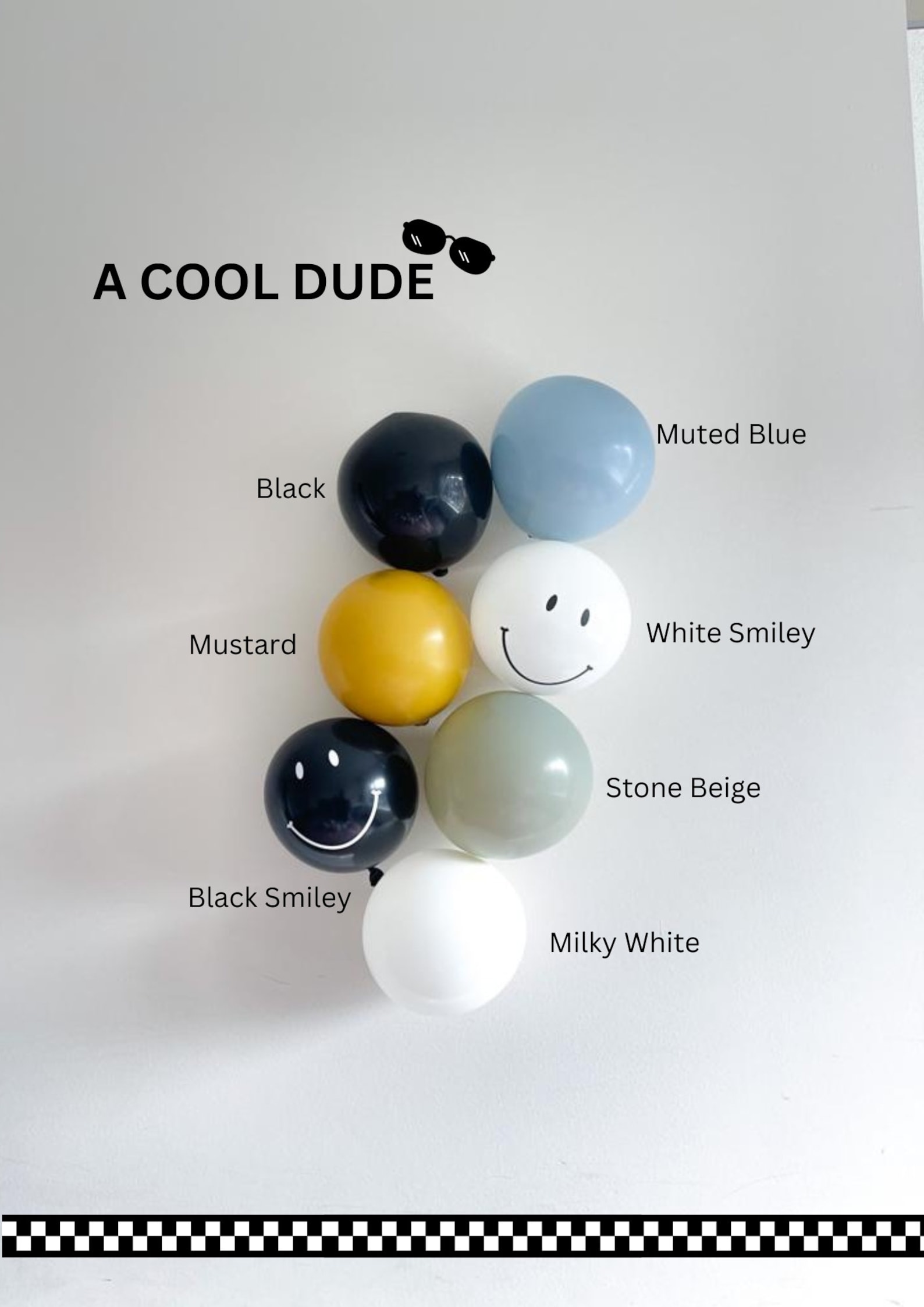 One Happy Dude Balloon Garland | One Cool Dude Balloon Garland | One ...