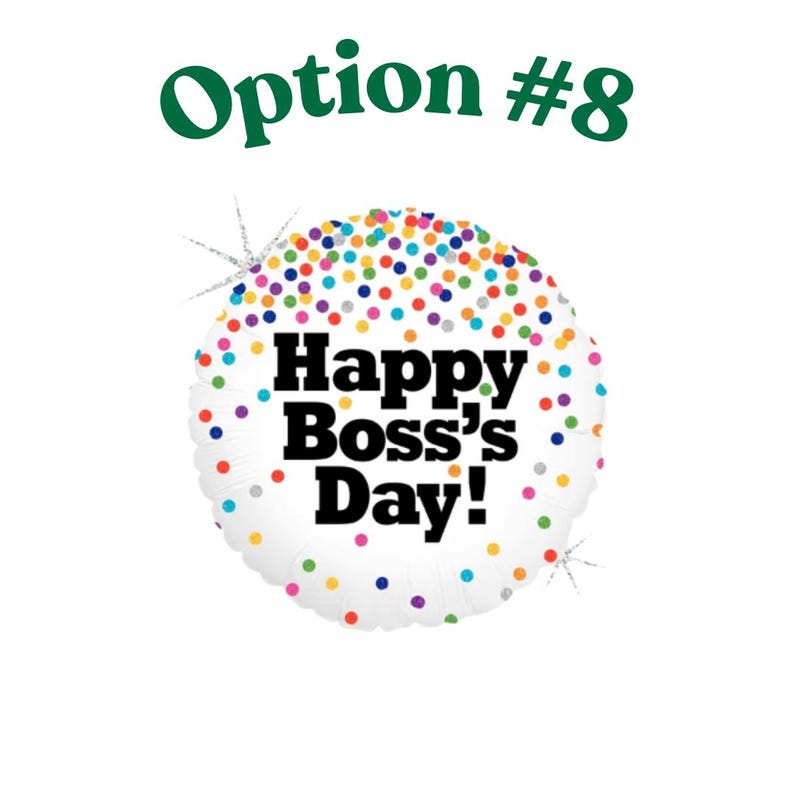 Happy Boss's Day Foil Balloons, Boss's Day Gift, Best Boss Appreciation ...
