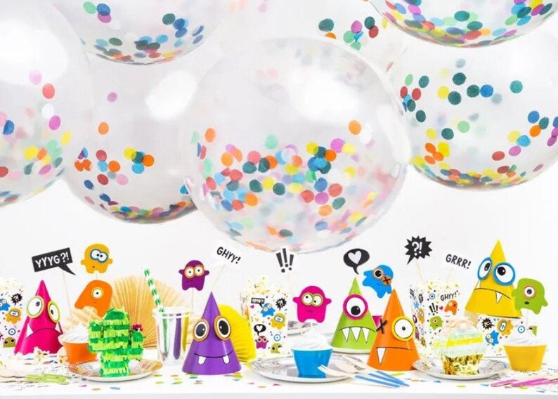 Monster Party Hats | Kids Birthday Party | DIY Monster Party Hat ...