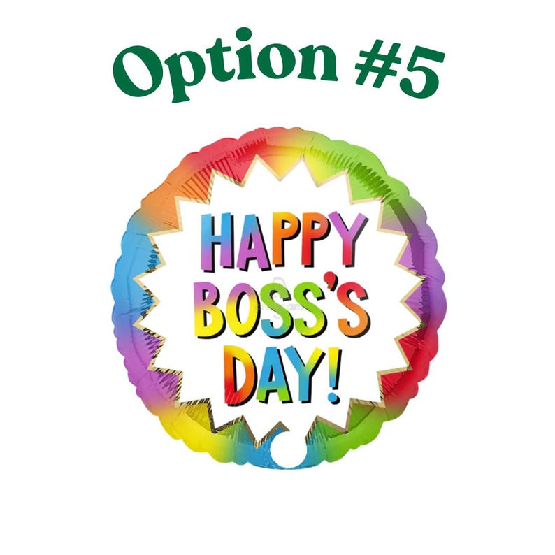 Happy Boss's Day Foil Balloons, Boss's Day Gift, Best Boss Appreciation ...