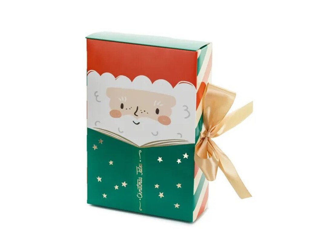Santa Gift Box | Christmas Gift Box | Christmas Favor Box | Santa Favor ...
