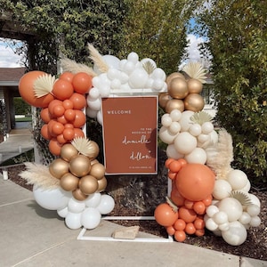 Rustic Boho DIY Balloon Garland Kit | Terracotta Burnt Orange Balloon ...