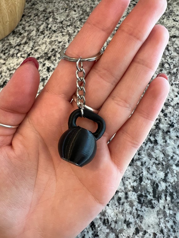 Kettlebell Keychain 3d Printed - Etsy