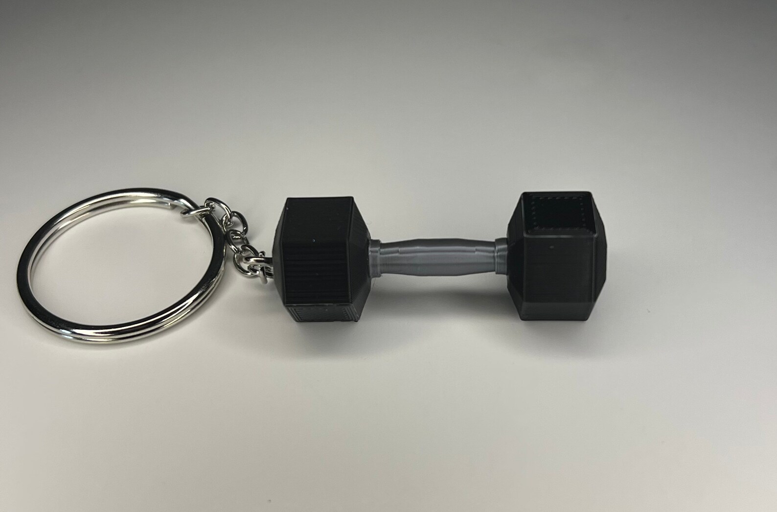 Dumbbell Keychain 3d Printed - Etsy
