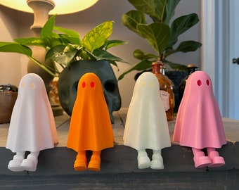 Cute Ghost With Legs Zou Ghost 3D Printed Ghost - Etsy